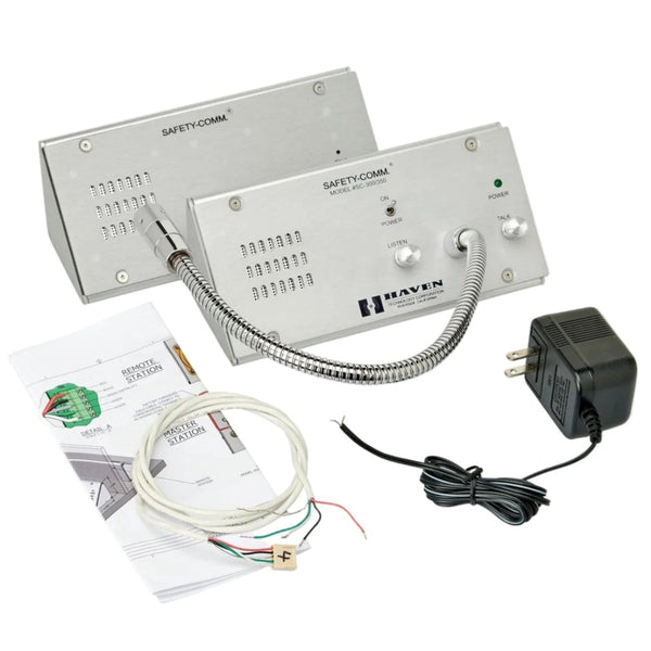 SC-300 Amplified Window Intercom | Made in USA | Window Hole Not Required